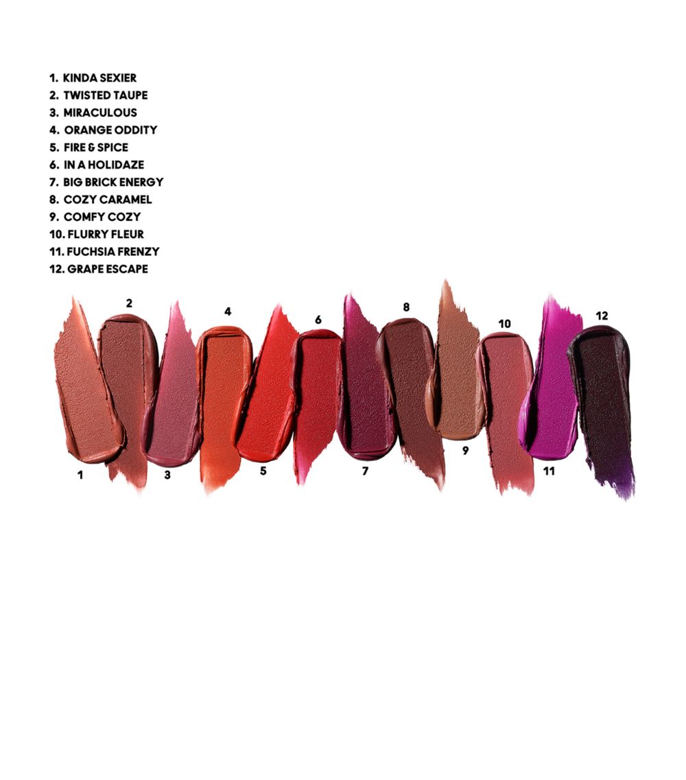 MAC Lips By The Dozen Mini Powder Kiss Lipstick Set – Medoget