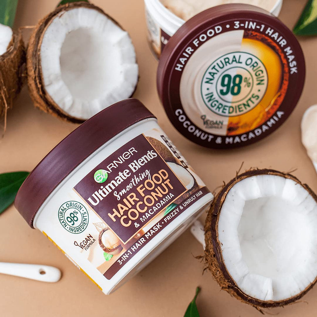 Garnier Ultimate Blends Hair Food Coconut & Macadamia 3-in-1 Smoothing