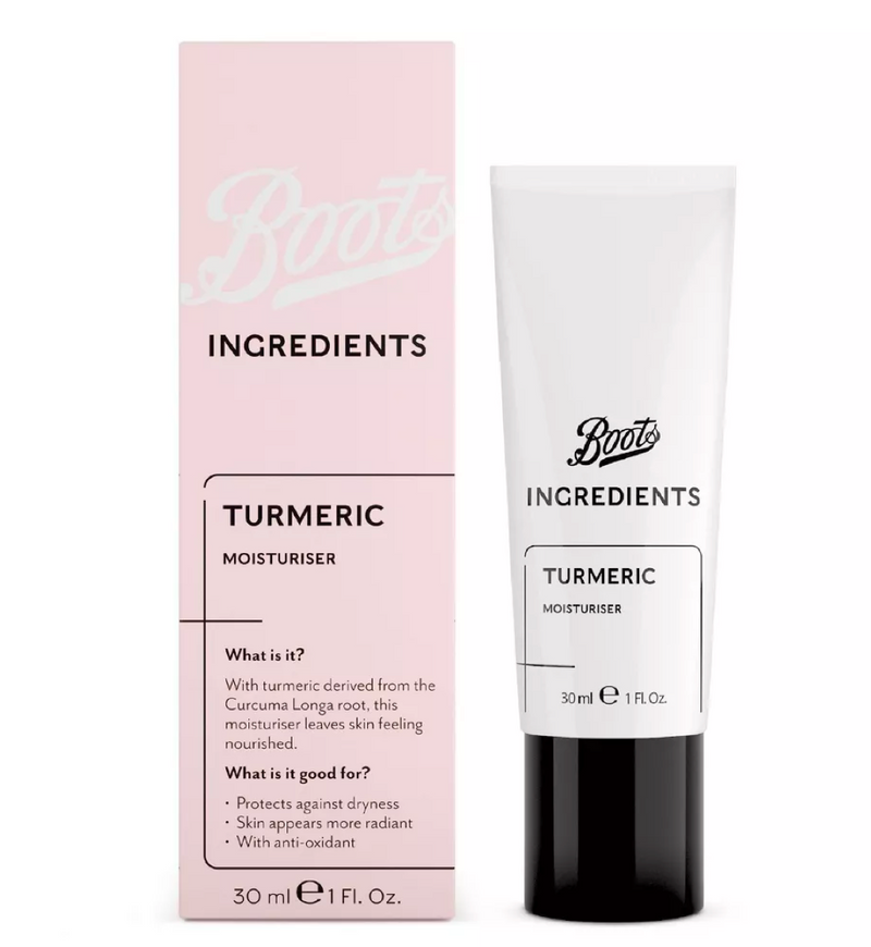 Boots Ingredients Turmeric Moisturiser – Medoget