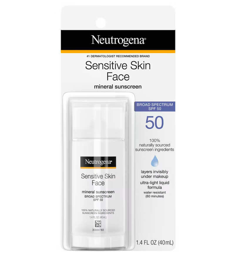 Neutrogena Sensitive Skin Face Sunscreen SPF 50 – Medoget