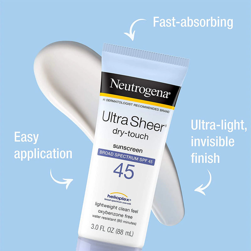 Neutrogena Ultra Sheer Dry Touch Sunscreen SPF 45 – Medoget
